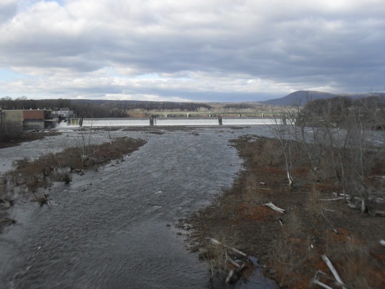 Holyoke Dam from the Veterans Bridge – Historical Tours of Greater Holyoke